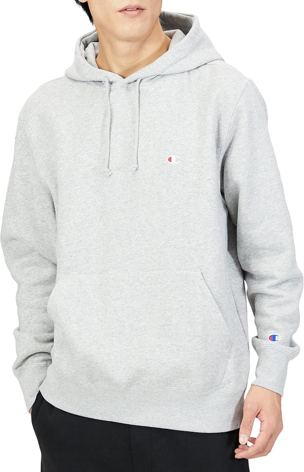 Champion Japan C Logo Hooded Sweatshirt – Oxford Gray – ANTHEM